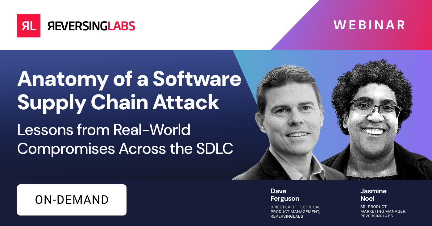 On Demand: Anatomy of a Supply Chain Attack | ReversingLabs